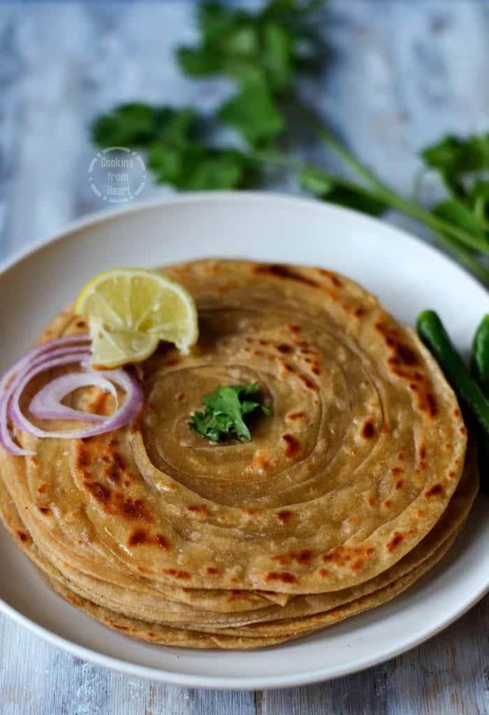 How To Make Lachha Paratha With Wheat Flour