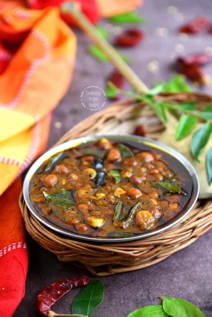 Pulikachal | Easy Tamarind Rice Mix - Cooking From Heart