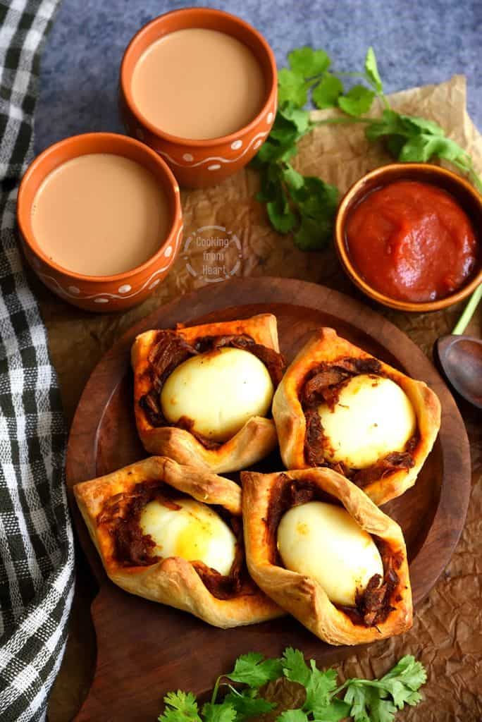 Egg Puff | Bakery Style Egg Puffs Recipe | Cooking From Heart